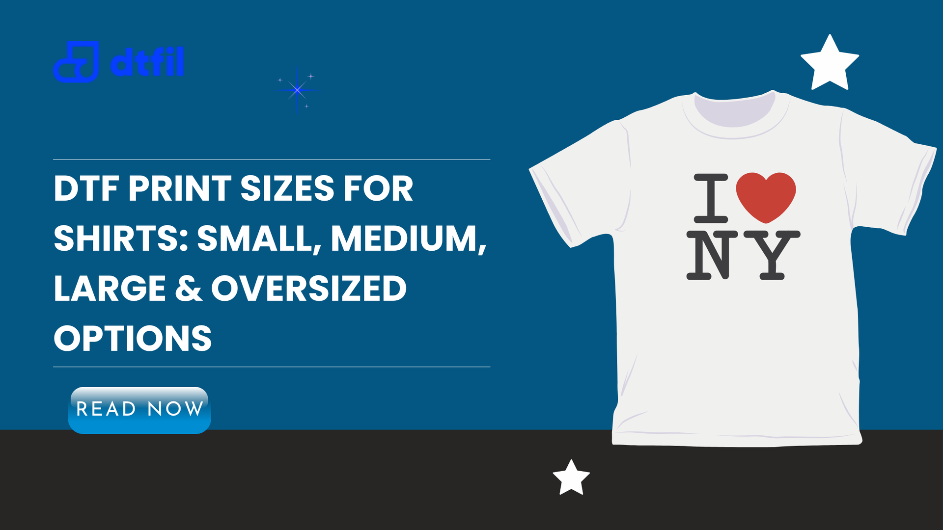 DTF Print Sizes for Shirts: Small, Medium, Large & Oversized Options
