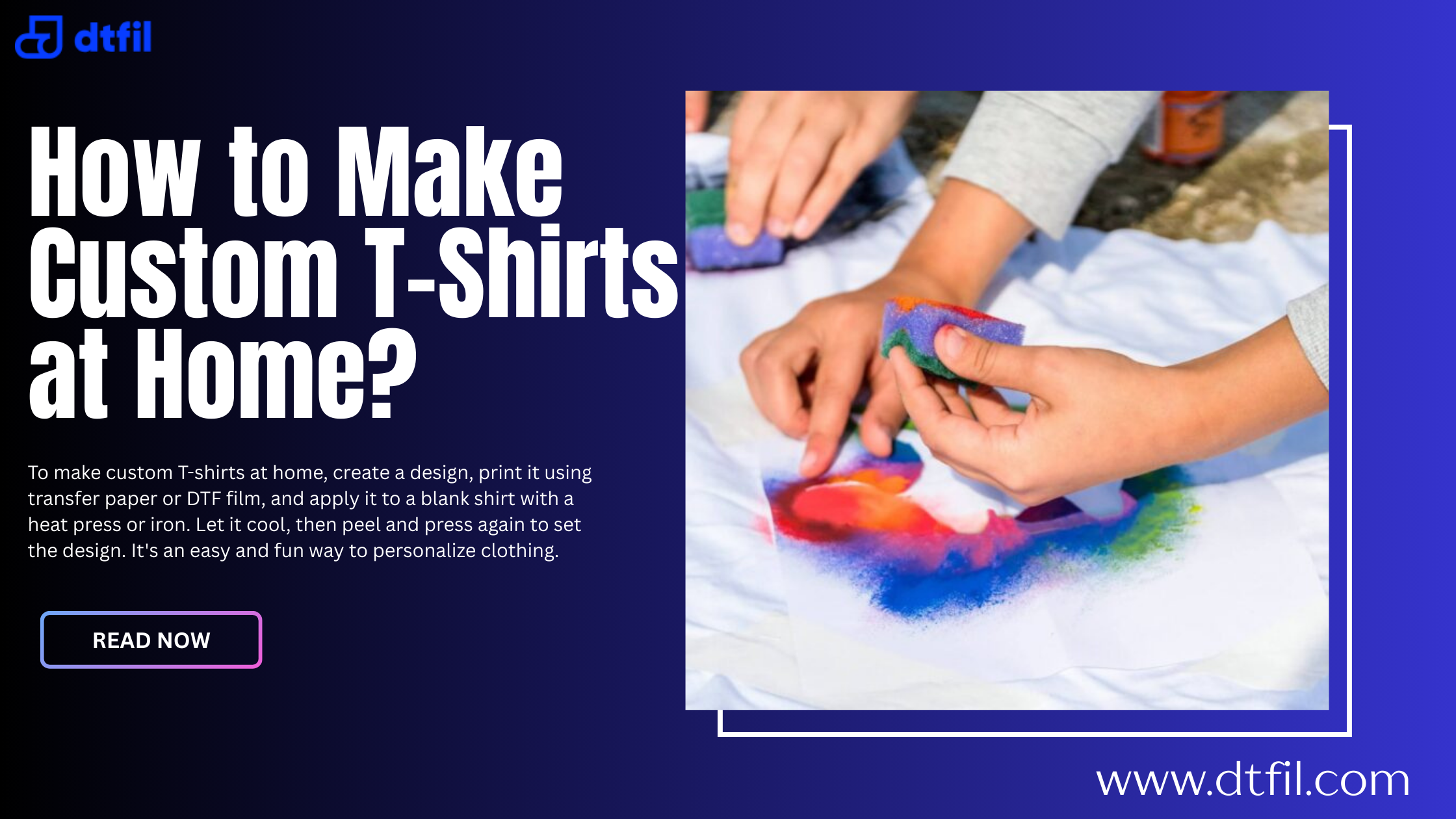 How to Make Custom T-Shirts at Home?