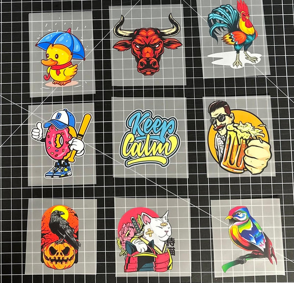 Free DTF Transfers Sample Pack - DTF Illinois